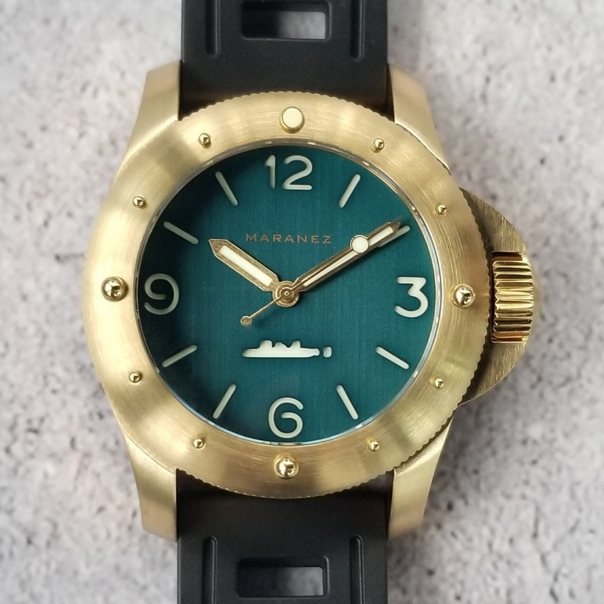 Maranez Rawai Brass Watch Teal – WShop360