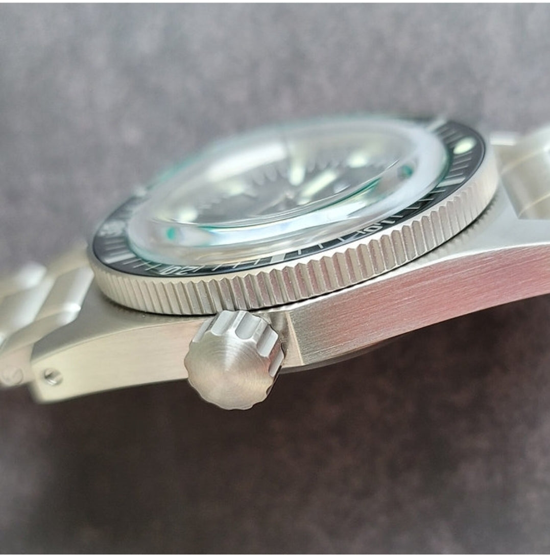 Maranez Blue Kata Diver SS Bracelet watch black – WShop360