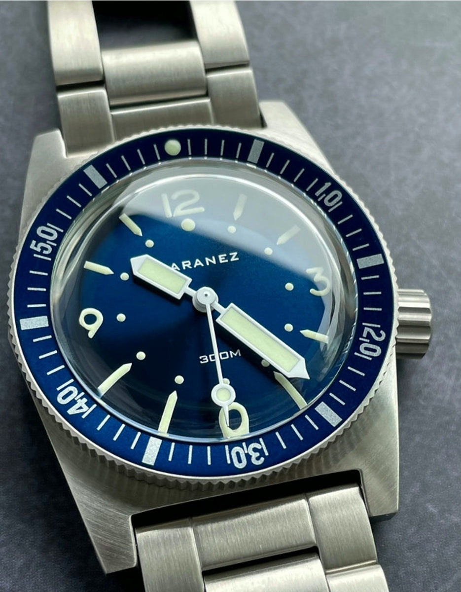 Maranez Kata Diver watch blue numbers – WShop360