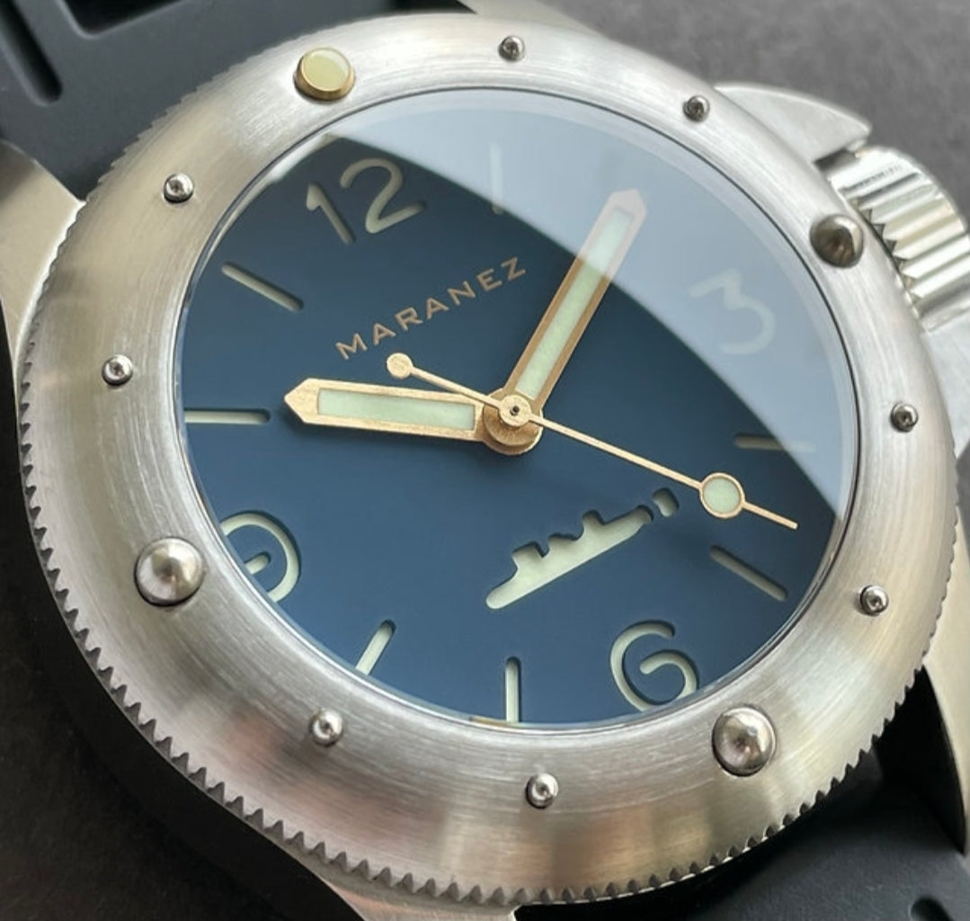 Maranez 42mm Rawai Stainless Steel Blue Face Watch – WShop360